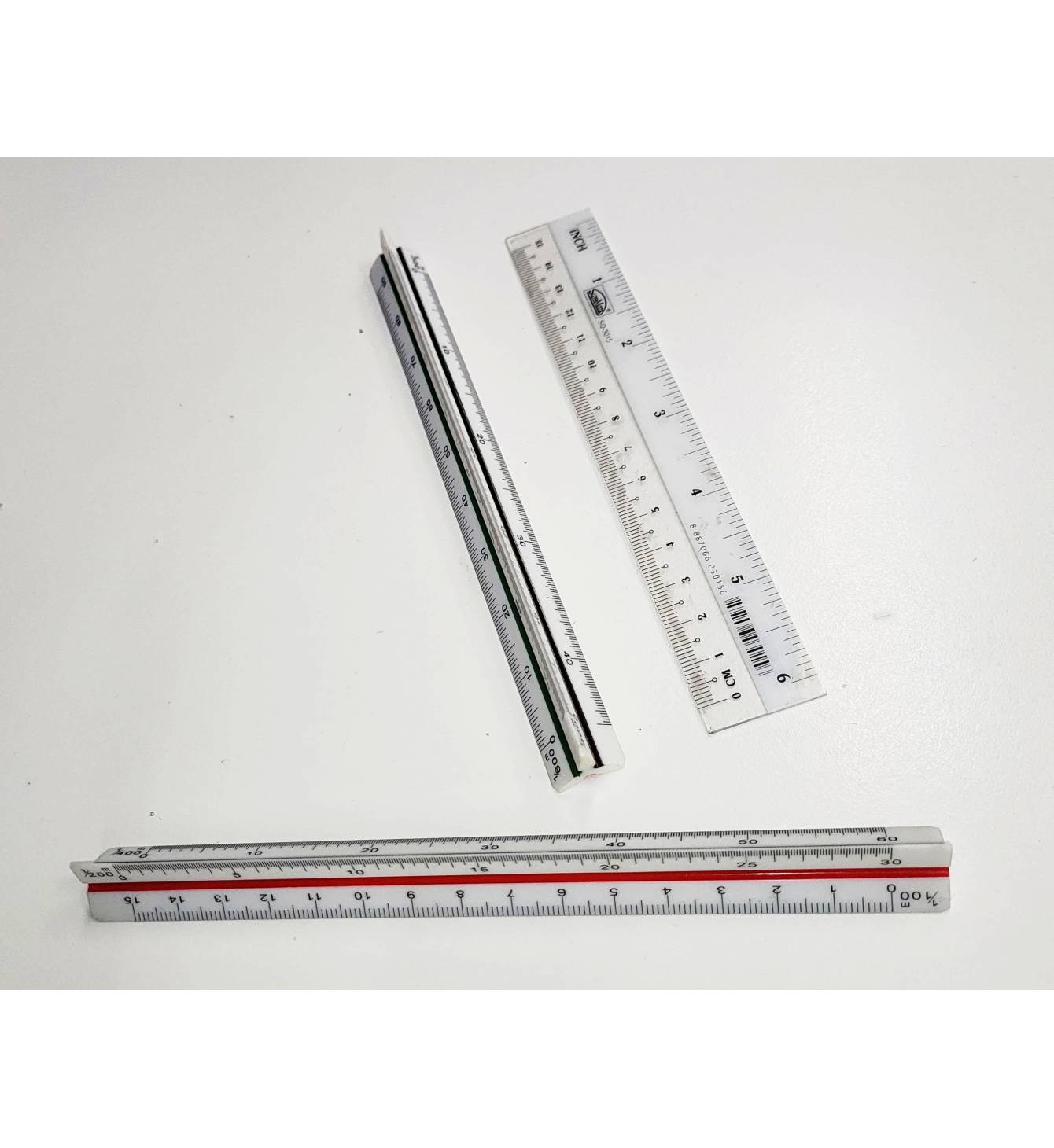 Small Scale Rule Saintograph 6.5 inches 170mm (No. 6)