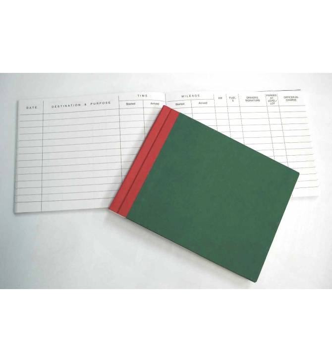 Vehicle Log Book 15 x 19cm.200 pages