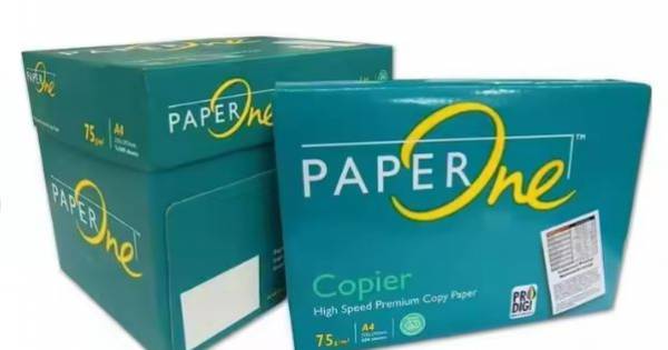 A4 80 gsm Copier paper,PaperOne. box of 5