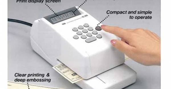 Max EC30A Check Writer