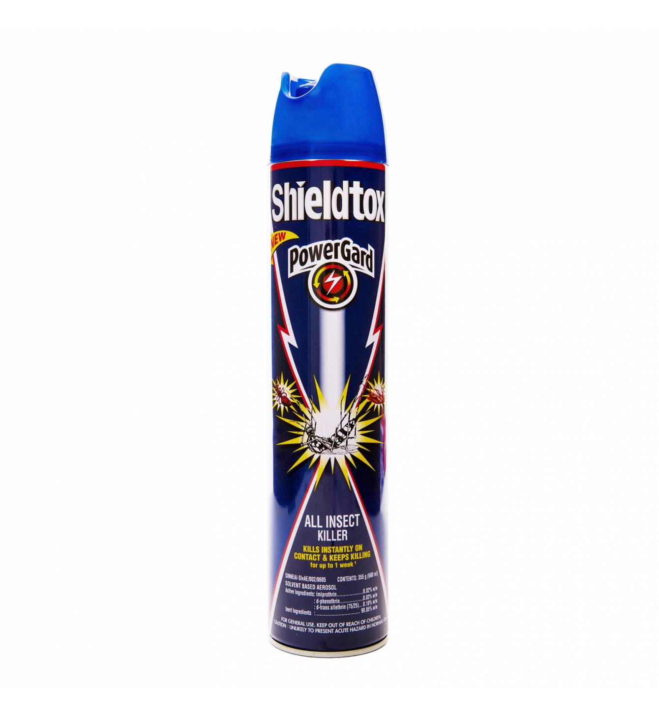 Shieldtox PowerGard Odourless All Insect Killer Spray. 600 ml