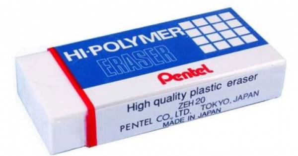 Pentel Hi-Polymer Eraser ZEH10 (Large)
