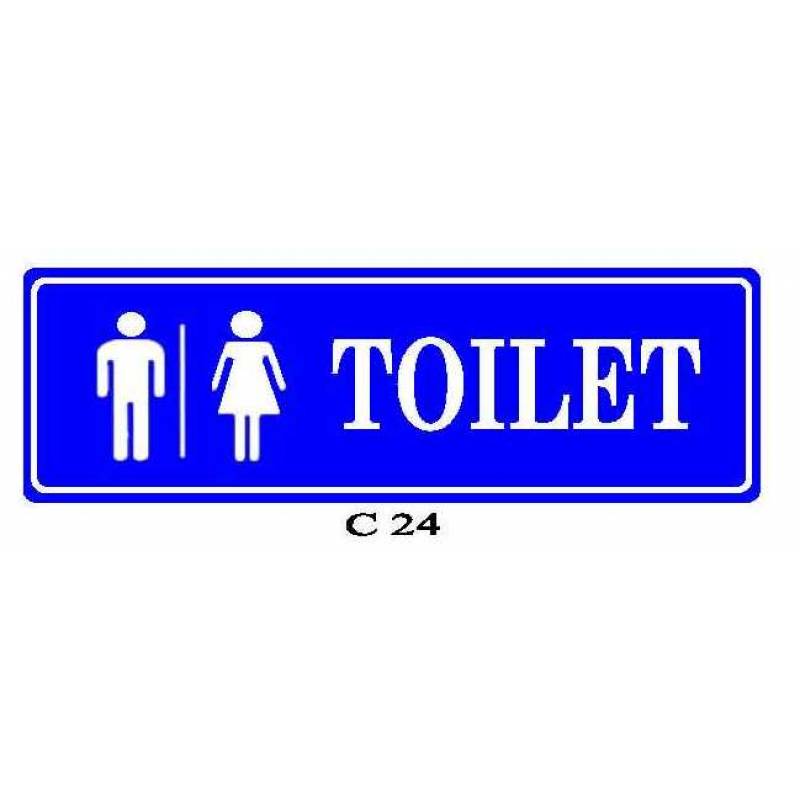 MALE/FEMALE TOILET Plastic Sign.C-04